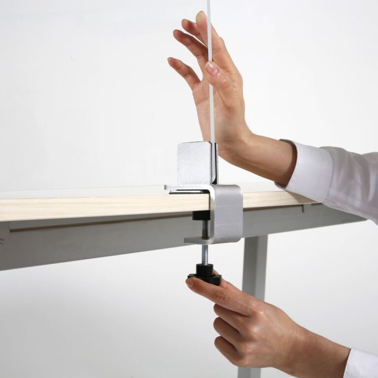 Mid Section C-Clamp Kit for Table Panel Separator, Desktop Mount Holder ...